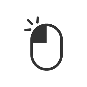 マウスのアイコン | 【商用OK/無料】シンプルなフリーアイコン素材サイトSATO ICONS | 丸みのあるアウトラインとシルエットの ...