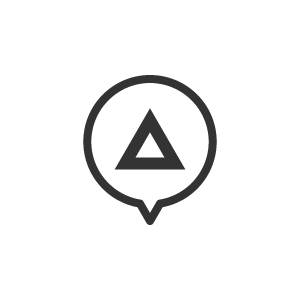 三角のアイコン | 【商用OK/無料】シンプルなフリーアイコン素材サイトSATO ICONS | 丸みのあるアウトラインとシルエットのアイコン ...